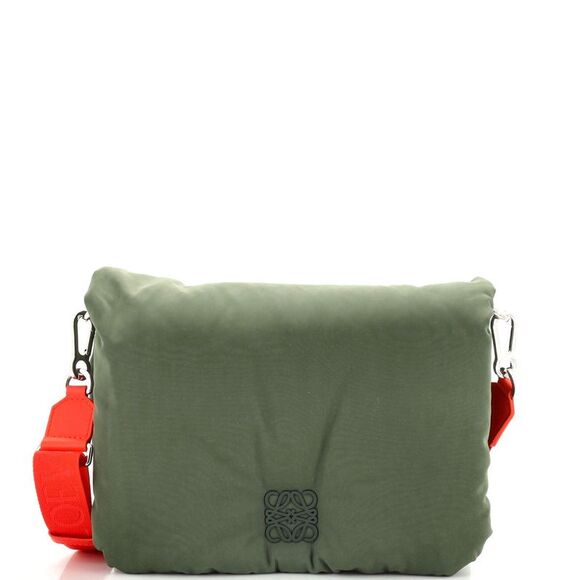 Loewe | Bags | Loewe Goya Puffer Bag Nylon Medium Green | Poshmark
